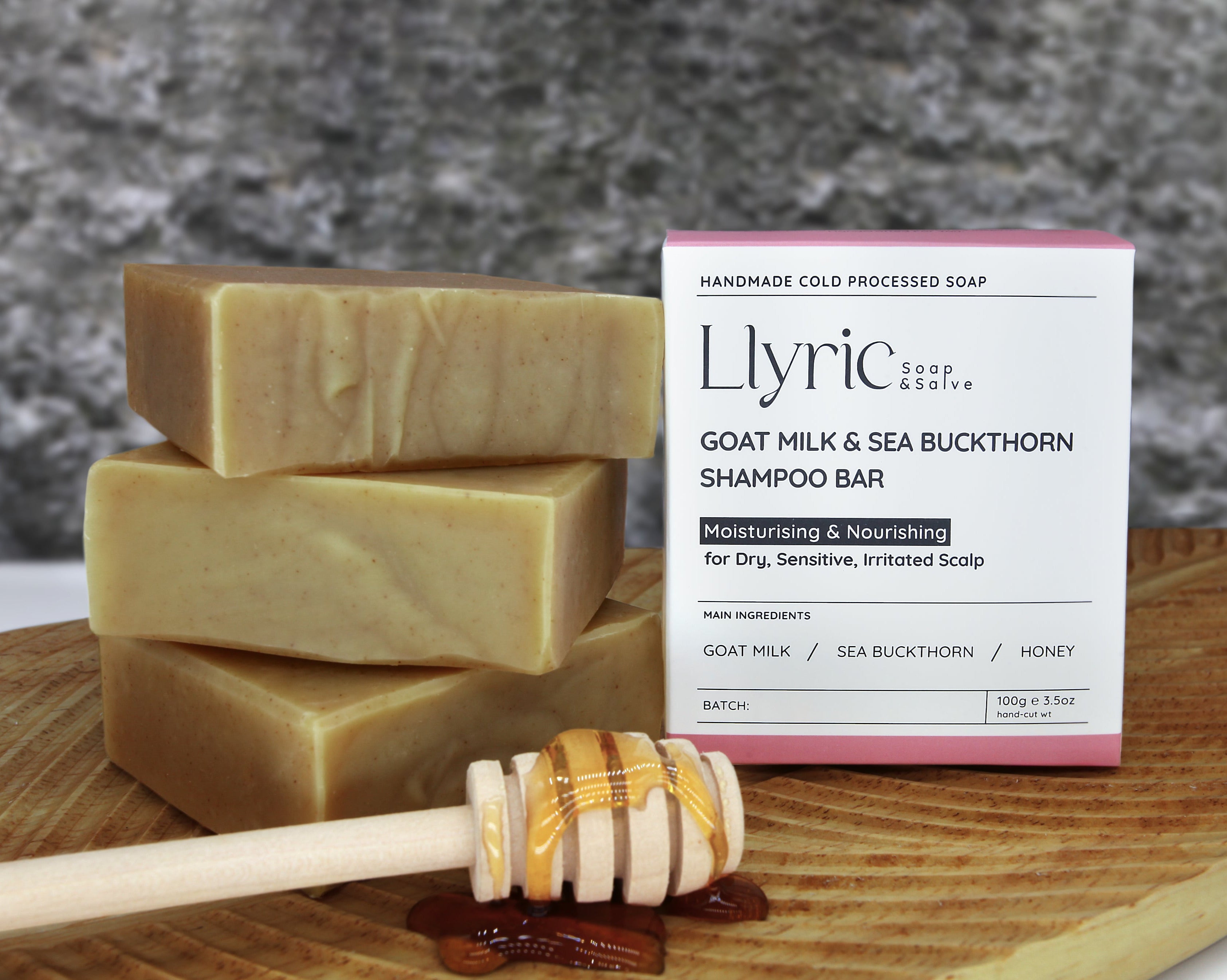 Shampoo Bar - Goat Milk & Sea Buckthorn – Llyric Soap & Salve